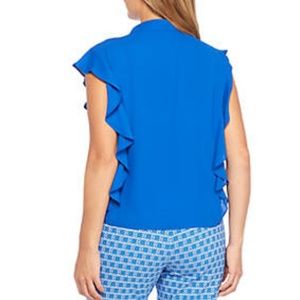 Tops | Plus Size Deep V Ruffle Blouse | Poshmark